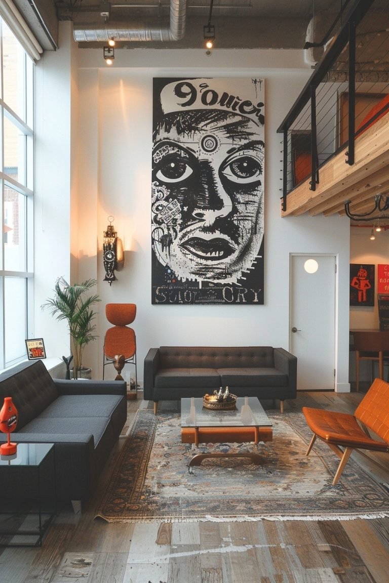 29 Street Style Living Room Ideas For A Bold And Trendy Urban Space ...