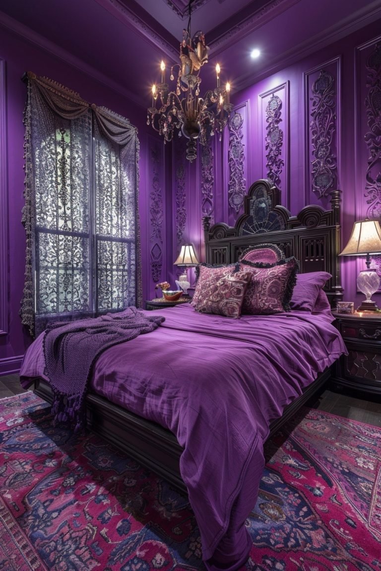 29 Purple Witchy Bedroom Ideas For A Magical Space - Courtneys World