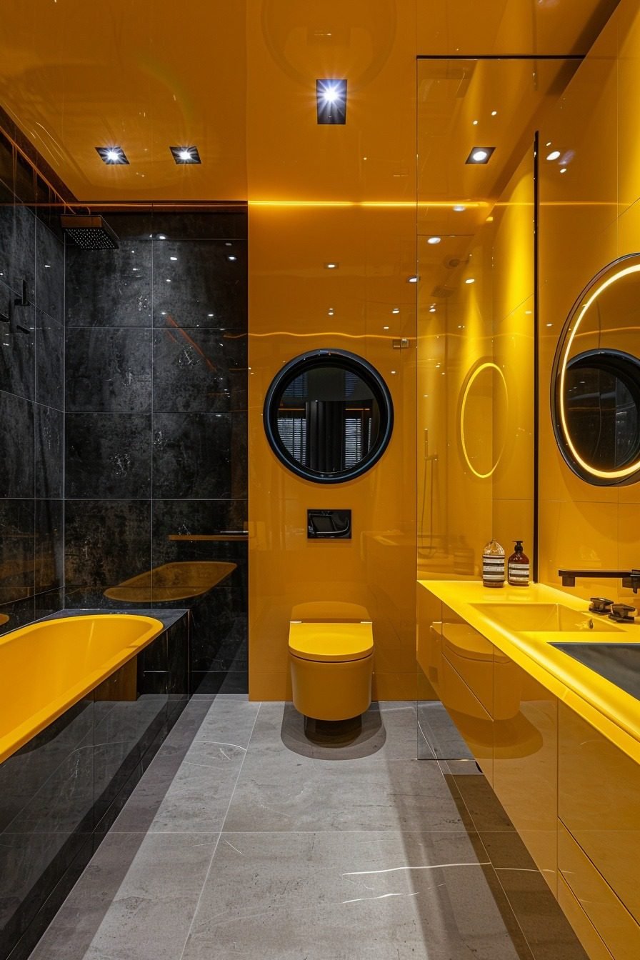 29 Sunny Yellow Bathroom Decor Ideas To Brighten Your Space - Courtneys ...