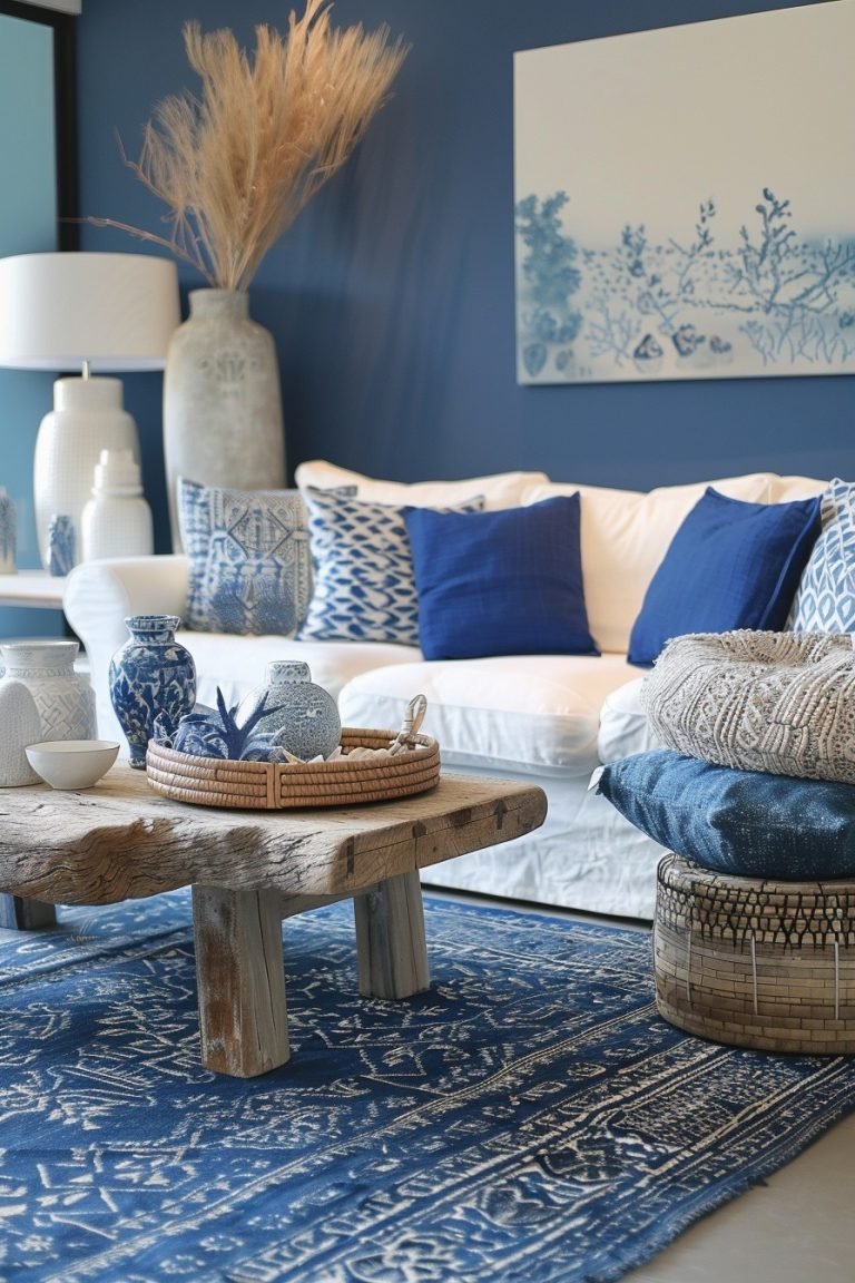 29 Blue Boho Apartment Ideas For A Tranquil Urban Haven - Courtneys World