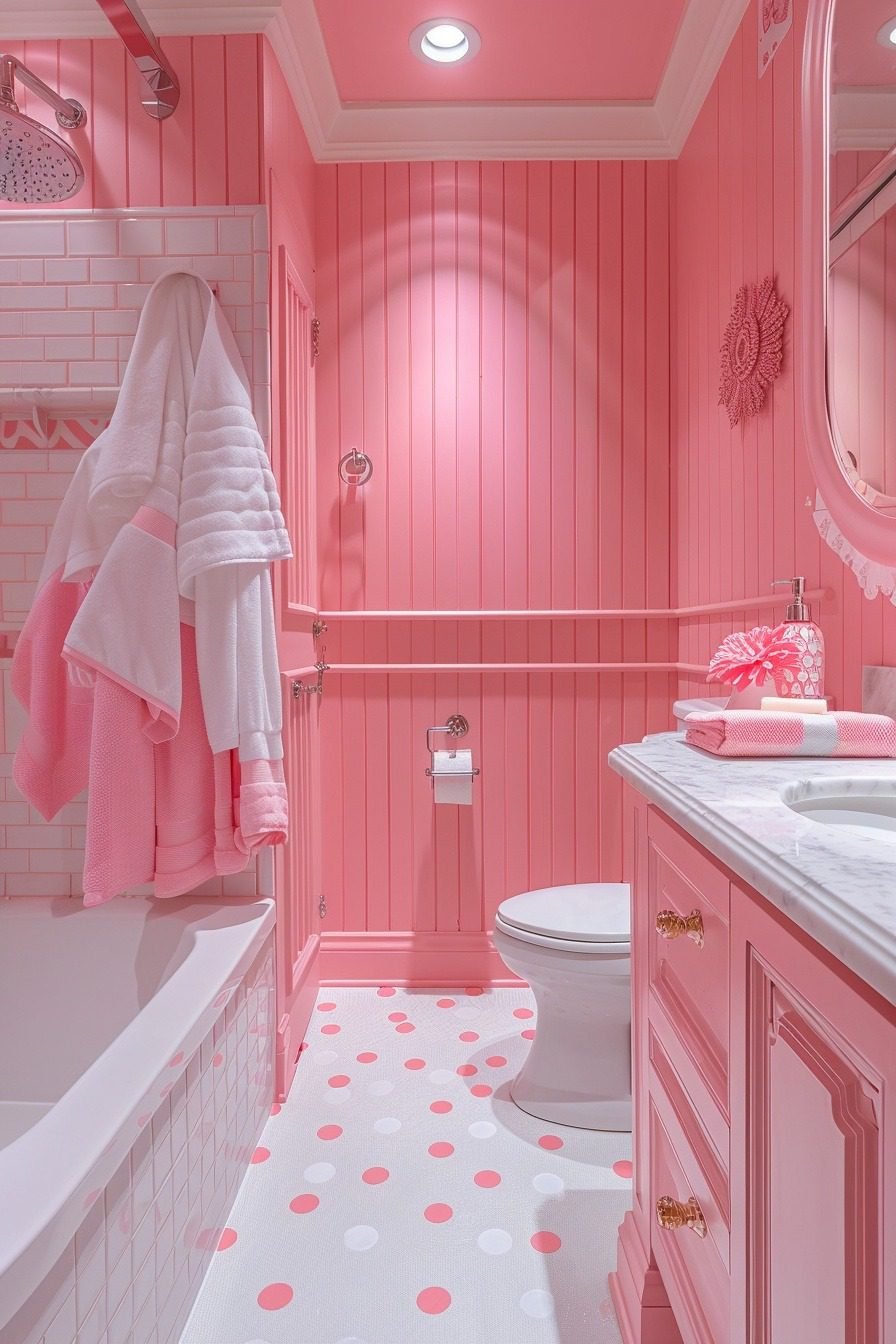 29 Pink Bathroom Decor Ideas For The Ultimate Girly Retreat - Courtneys ...