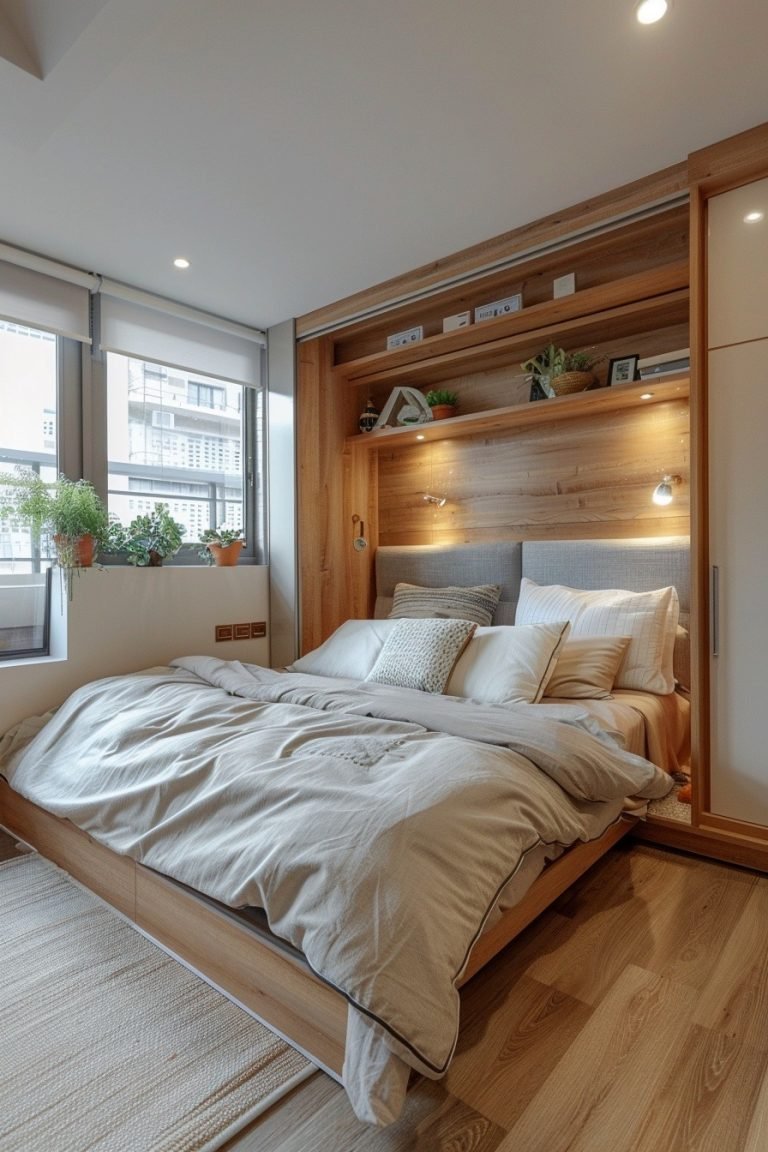 29 Tiny Bedroom Apartment Ideas To Maximize Your Space - Courtneys World