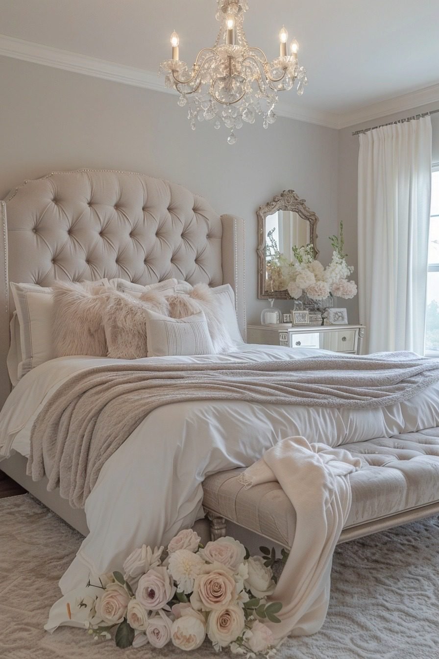 29 Glam Bedroom Decor Ideas For Ultimate Luxury - Courtneys World