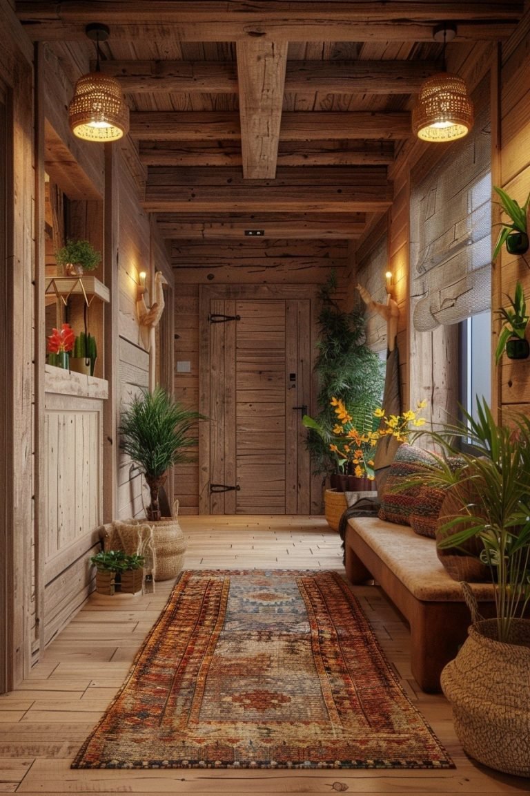 29 Rustic Hallway Design Ideas For A Stylish And Inviting Space ...