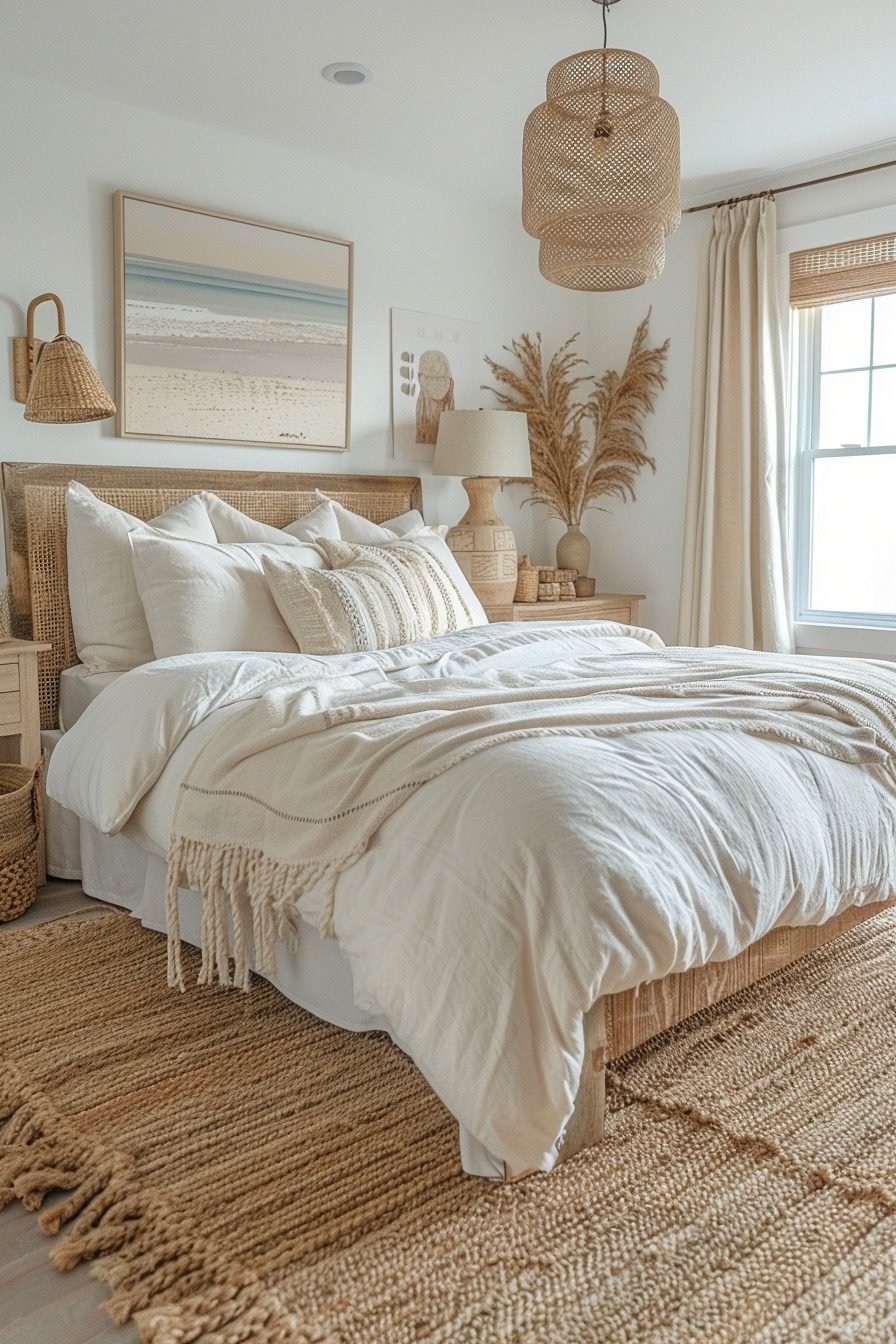 29 Beachy Boho Bedroom Ideas For A Serene Coastal Escape - Courtneys World