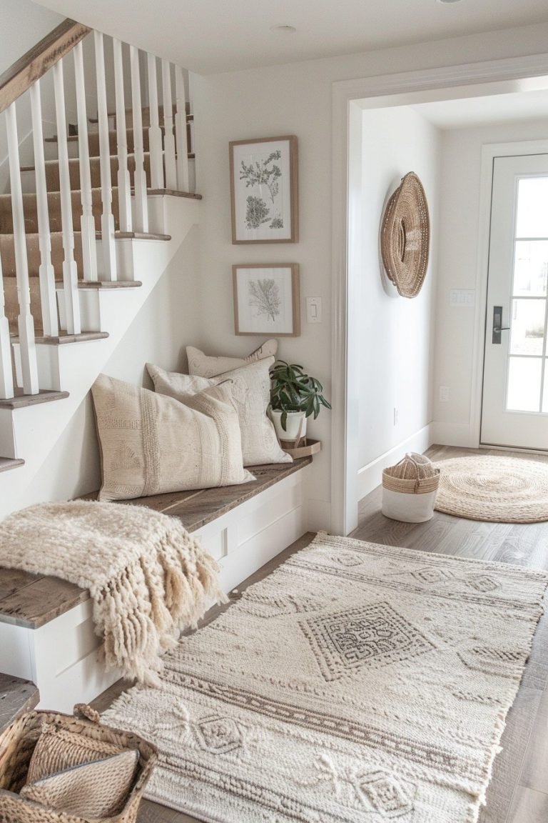 29 Boho Entryway Ideas To Make Your Home Uniquely Welcoming - Courtneys ...
