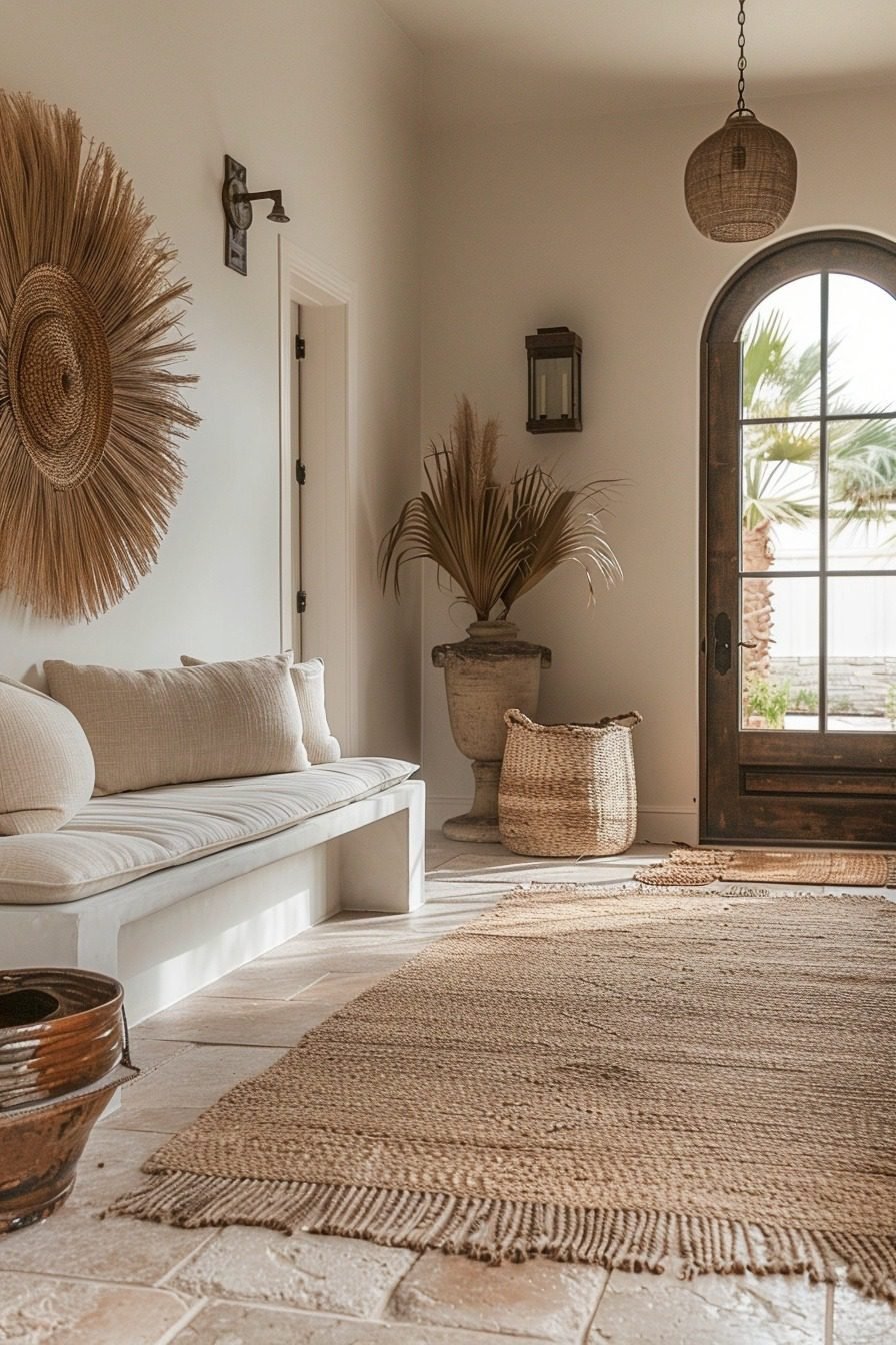 29 Boho Entryway Ideas To Make Your Home Uniquely Welcoming - Courtneys ...