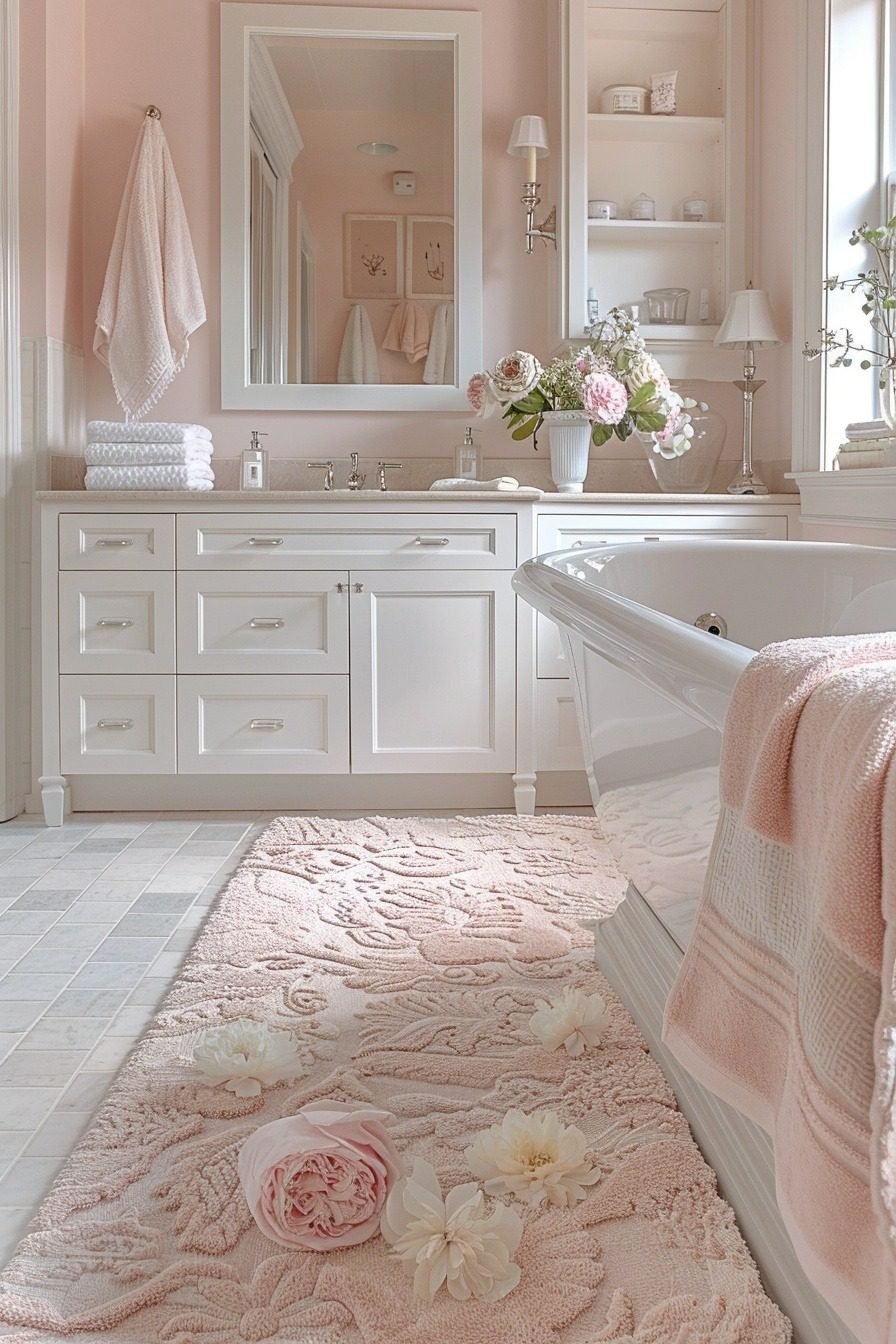 29 Pink Bathroom Decor Ideas For The Ultimate Girly Retreat - Courtneys ...