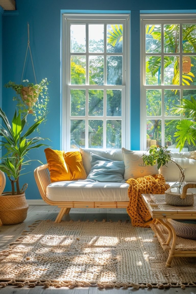 29 Vibrant Blue And Yellow Boho Decor Ideas For A Cheerful Home ...