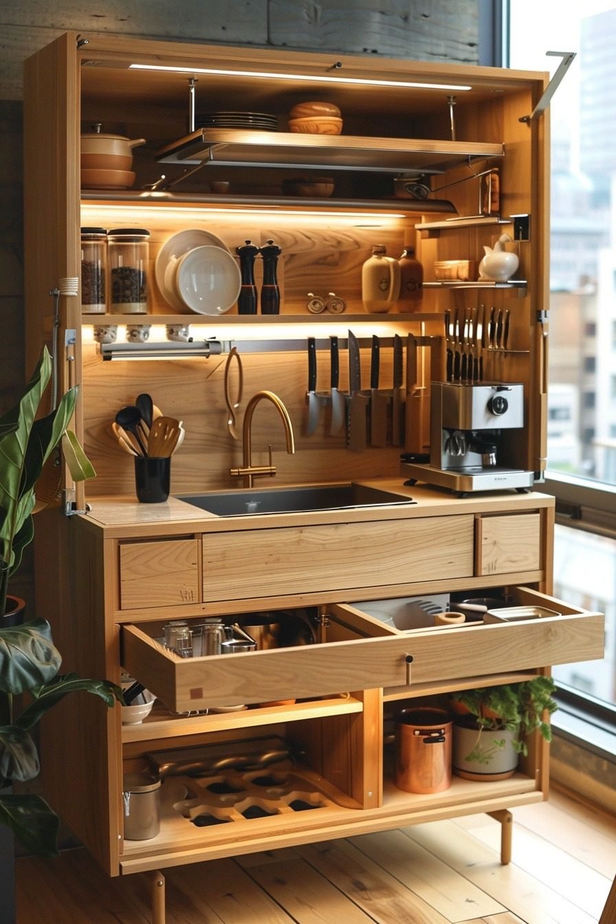 29 Tiny Apartment Kitchen Ideas For Smart, Space-Saving Designs ...