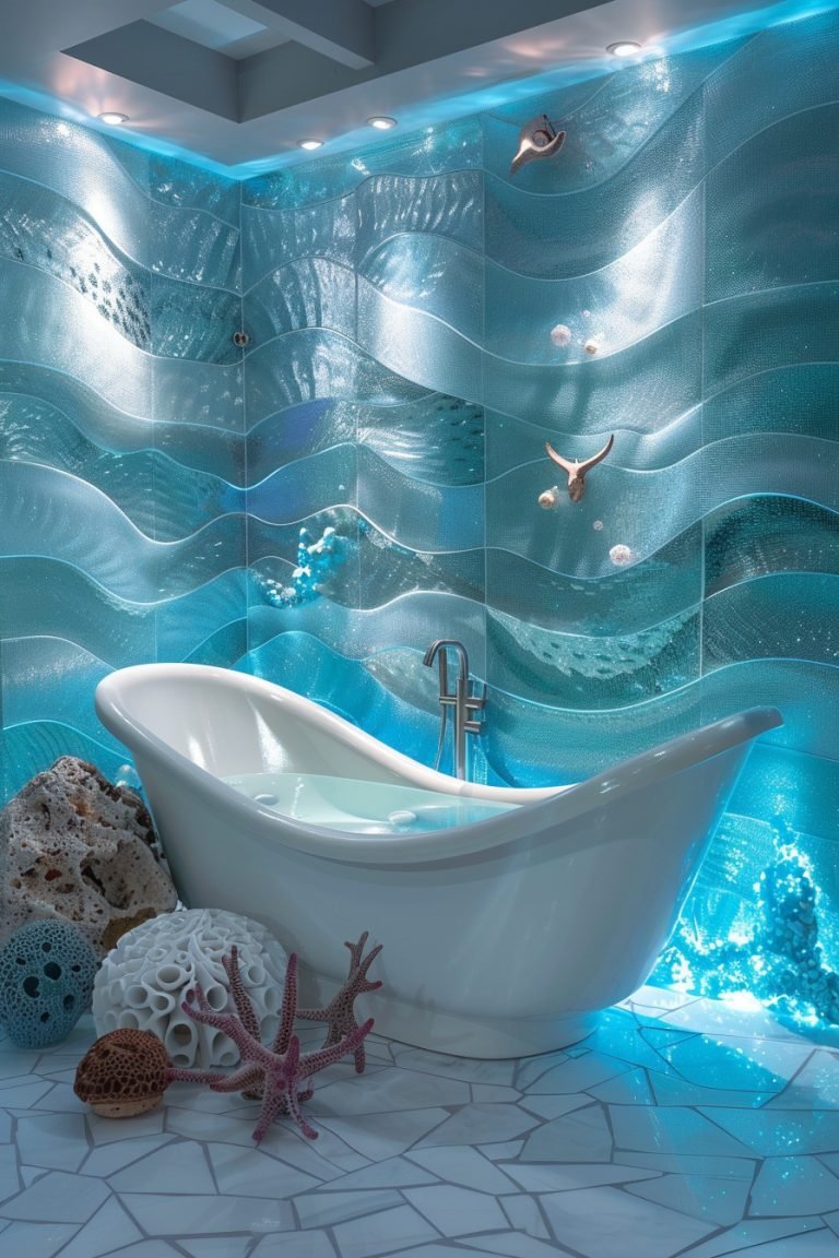 29 Mermaid Bathroom Ideas For A Magical Undersea Retreat - Courtneys World