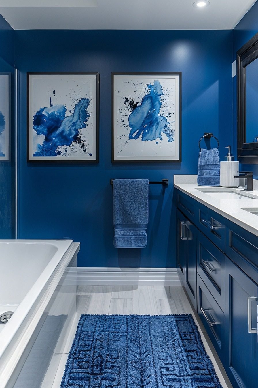 29 Captivating Blue Bathroom Decor Ideas For A Serene Ambiance ...