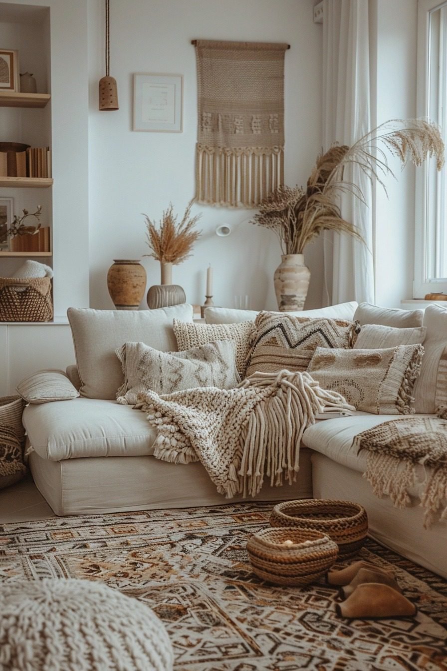 29 Scandi Boho Living Room Ideas For A Cozy And Chic Home - Courtneys World
