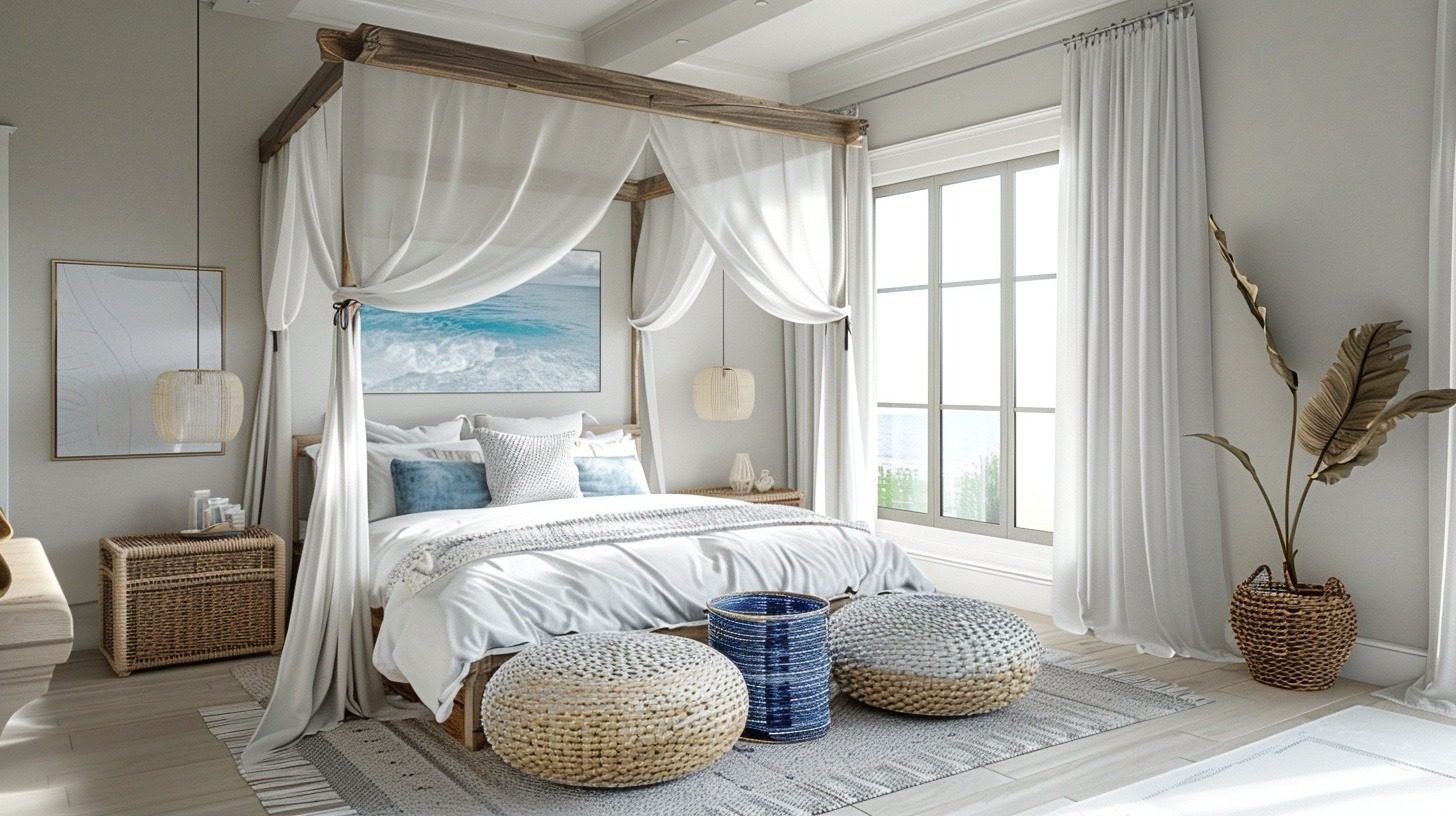 29 Boho Coastal Bedroom Ideas For A Breezy, Beachy Haven - Courtneys World