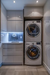 29 Stacked Laundry Room Ideas For Maximizing Your Space And Efficiency ...