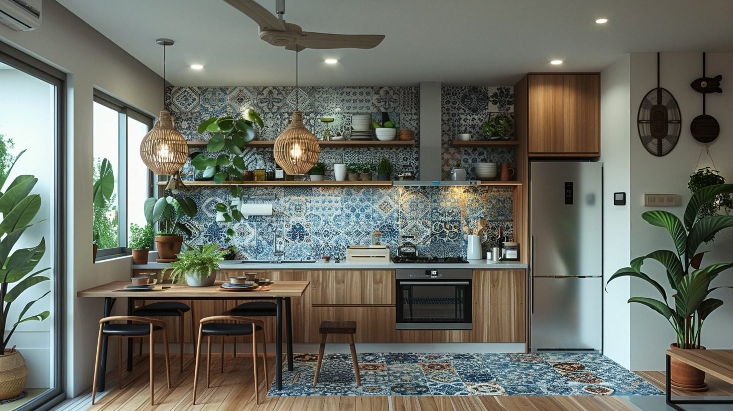 29 Scandi Boho Kitchen Inspirations To Elevate Your Cooking Space ...