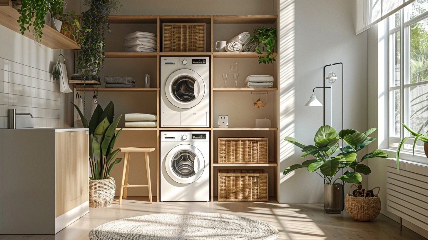 29 Stacked Laundry Room Ideas For Maximizing Your Space And Efficiency ...