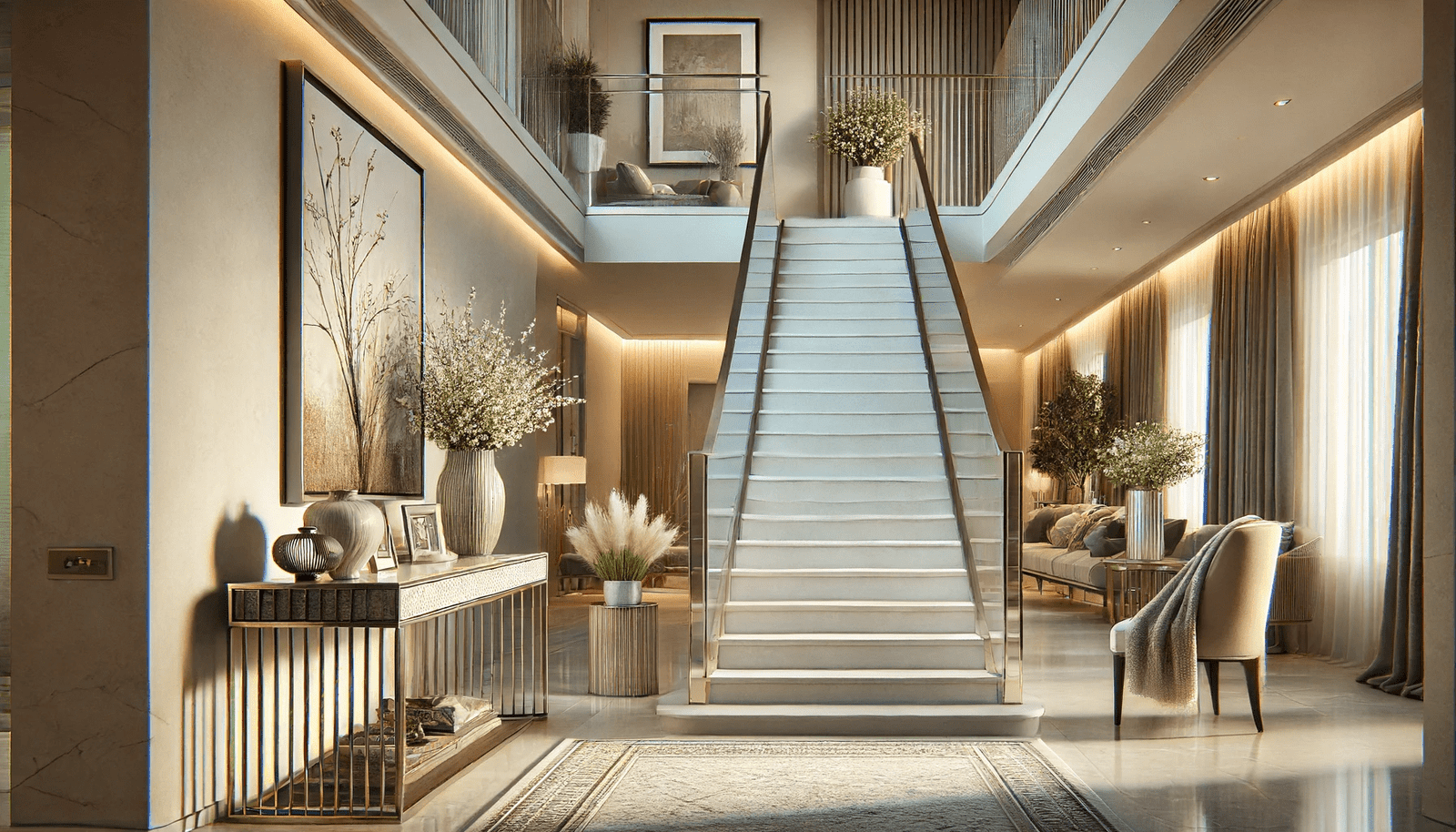 29 Captivating Staircase Entryway Ideas To Transform Your Home ...