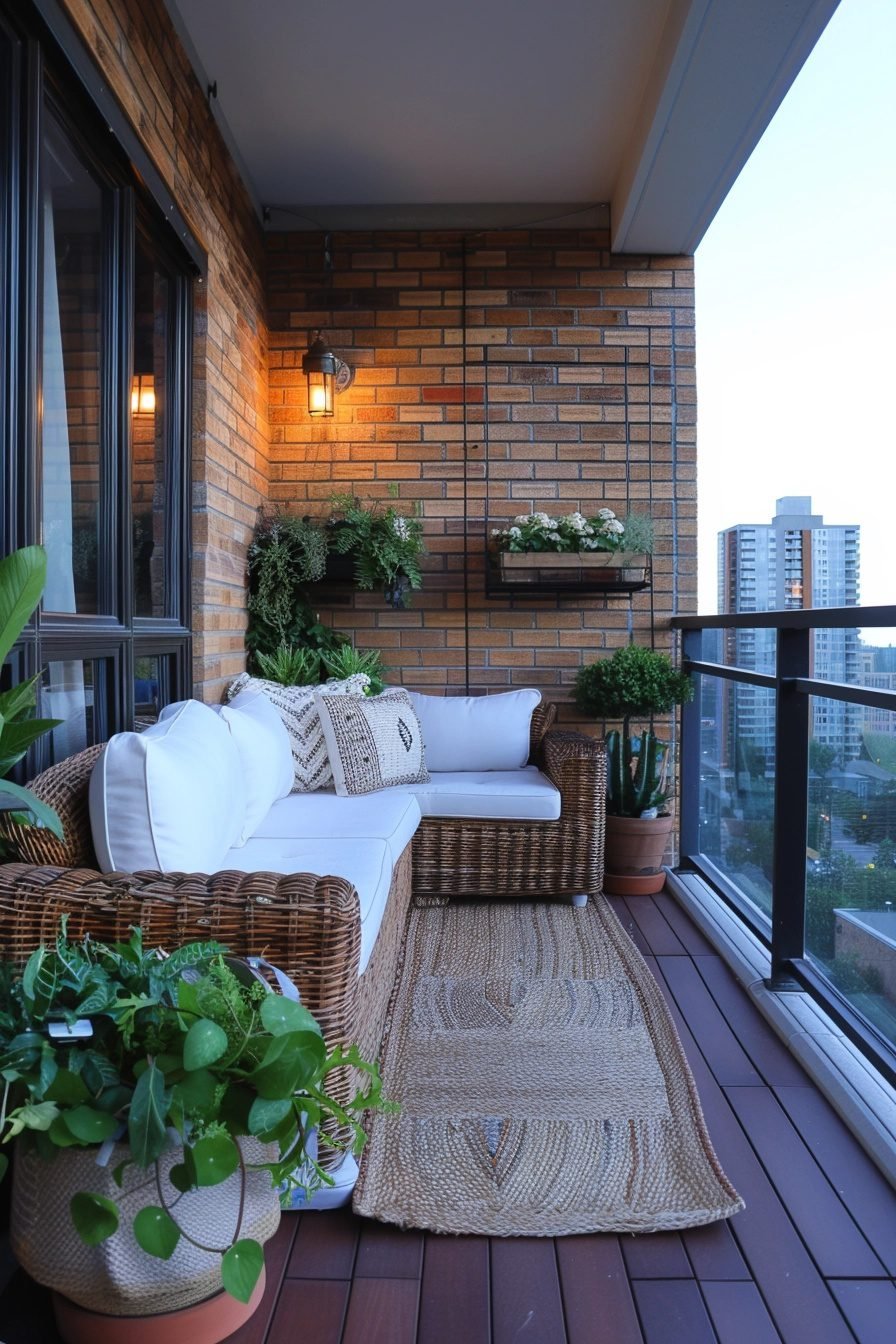 29 Small Apartment Balcony Ideas For A Chic Look - Courtneys World
