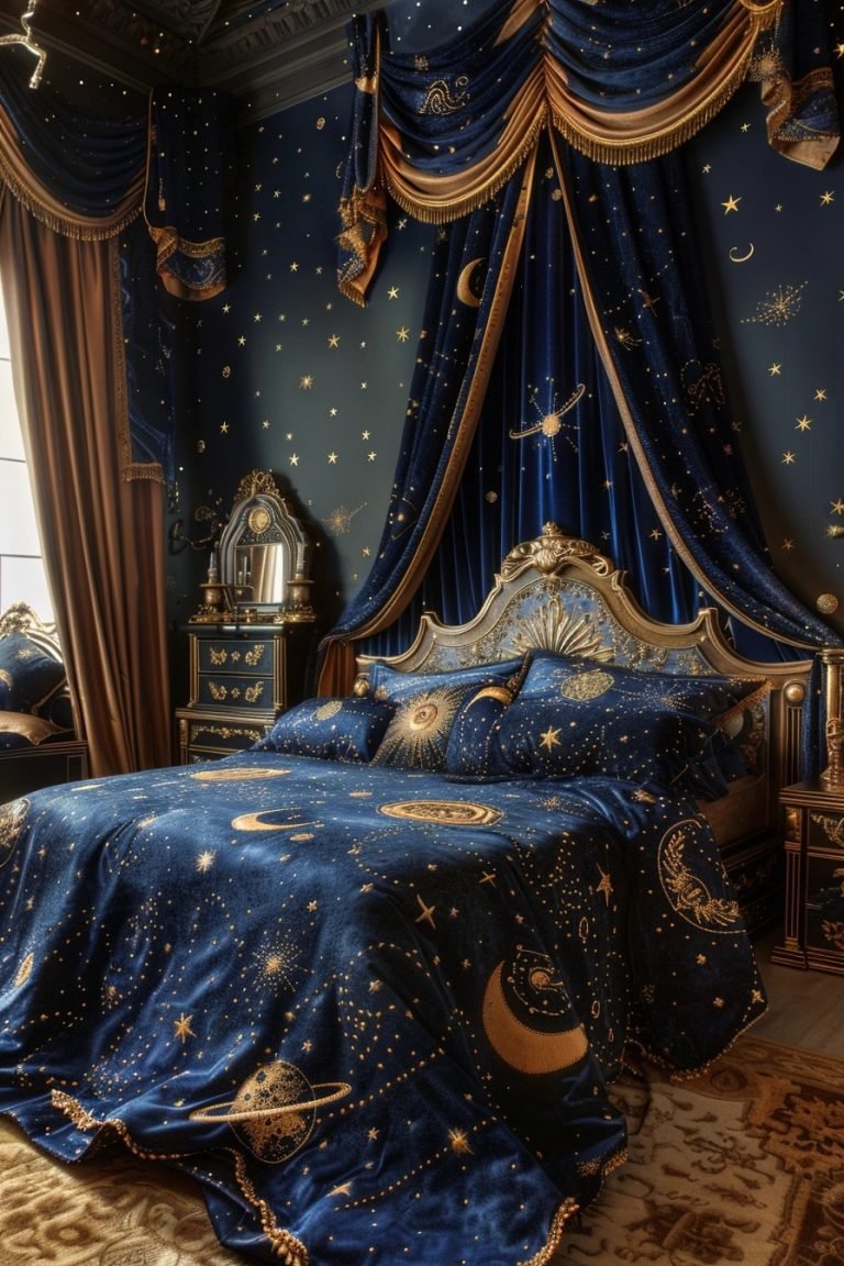 29 Celestial Bedroom Decor Ideas To Make Your Room Shine - Courtneys World
