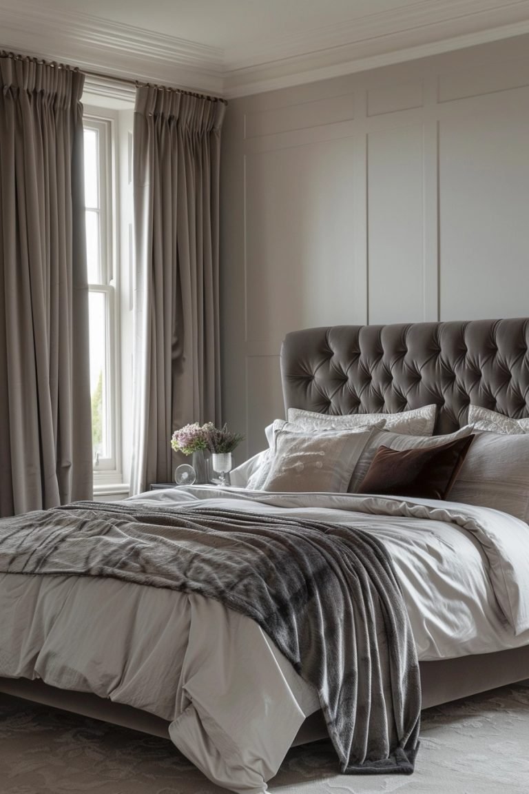 29 Curtains For Bedroom Grey Ideas For A Chic And Modern Look ...