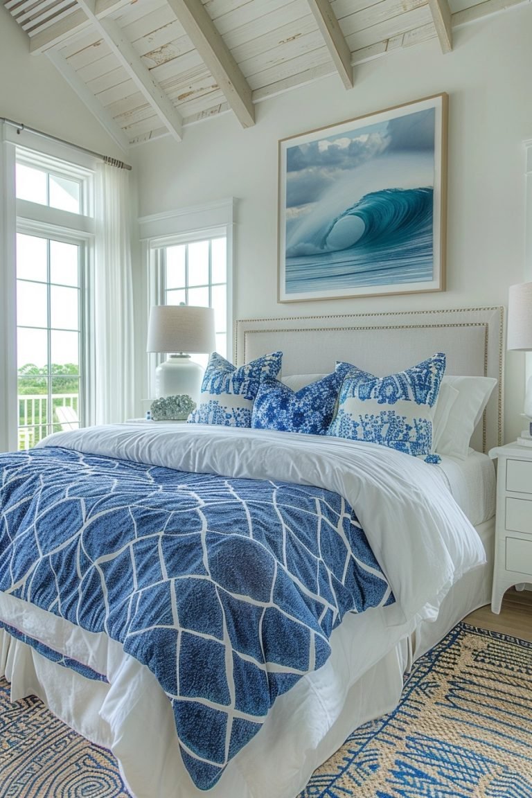 29 Coastal Bedroom Decorating Ideas For A Relaxing Vibe - Courtneys World