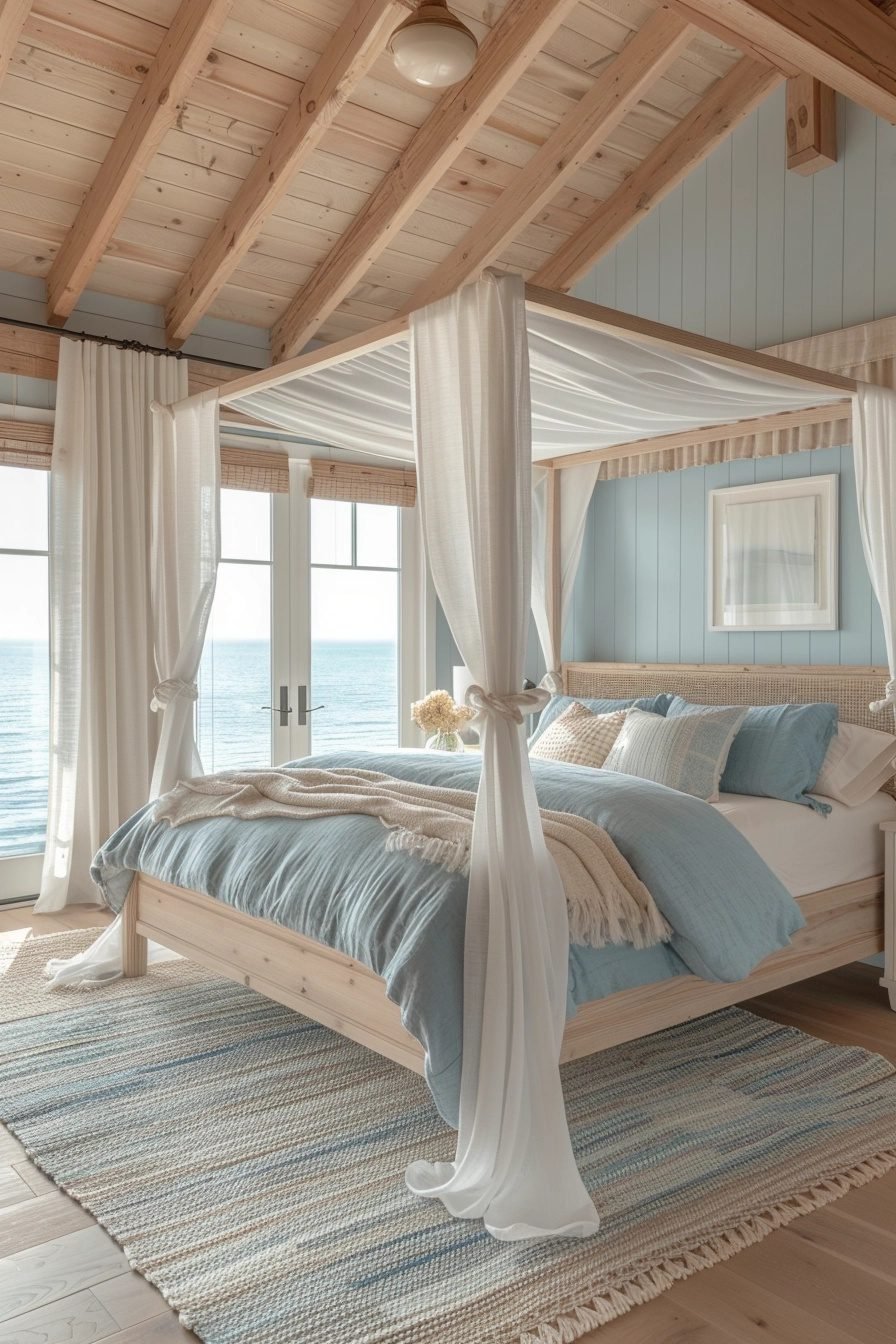 29 Coastal Bedroom Decorating Ideas For A Relaxing Vibe - Courtneys World