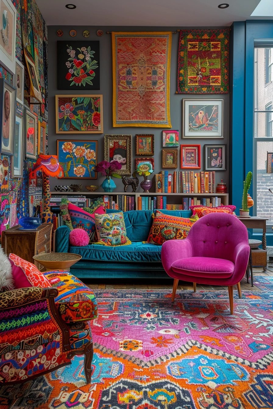 29 Boho Maximalist Living Room Ideas For A Lively Interior - Courtneys ...