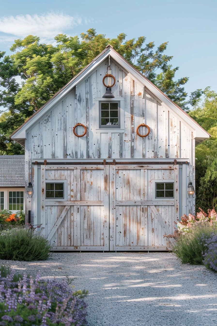 29 Farmhouse Garage Ideas For A Modern Rustic Look - Courtneys World