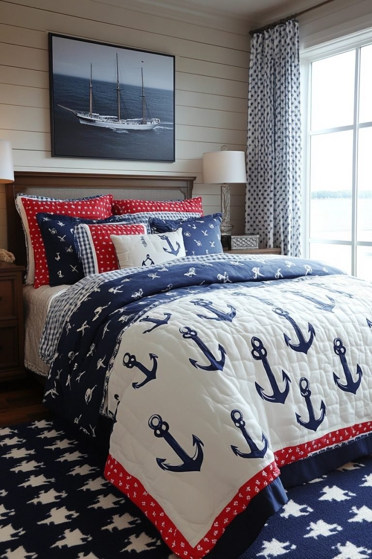 29 Nautical Themed Bedrooms To Capture The Spirit Of The Sea ...