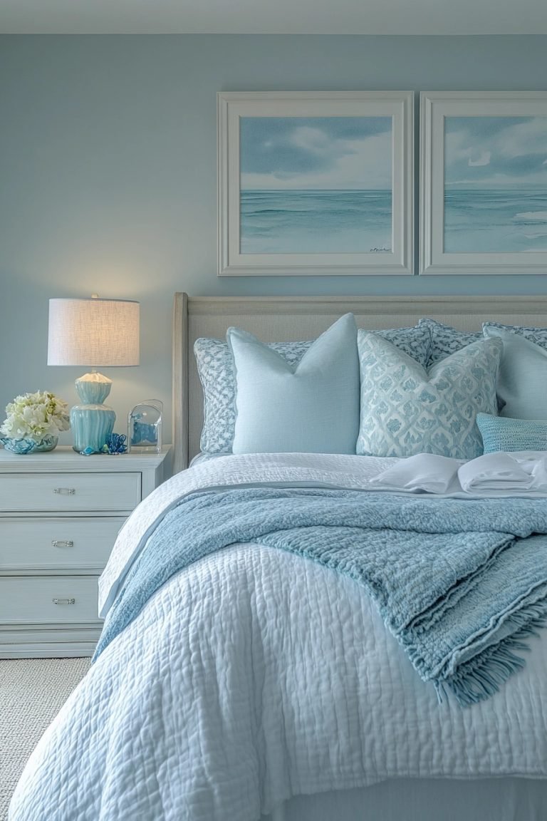 29 Ocean Inspired Bedrooms For A Refreshing Coastal Vibe - Courtneys World