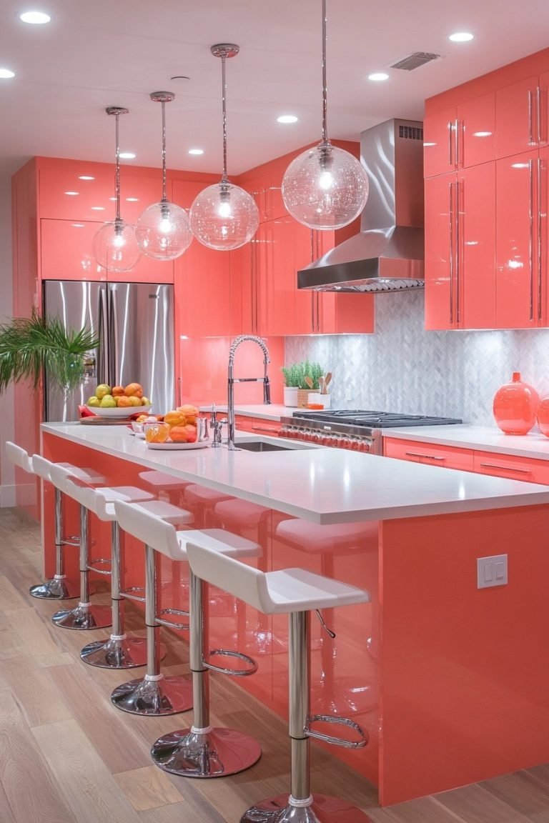 29 Pink Kitchen Ideas To Brighten Up Your Cooking Area - Courtneys World