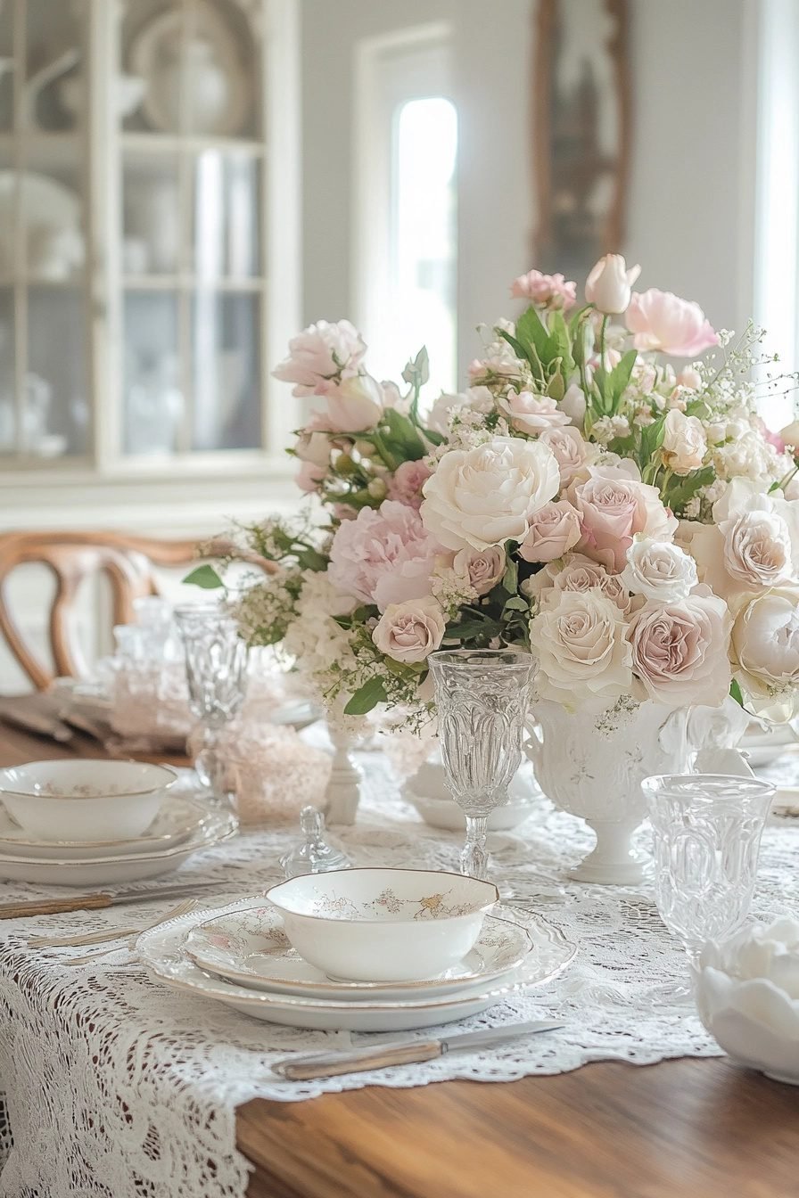 29 Shabby Chic Dining Room Ideas For A Cozy Gathering Space - Courtneys ...