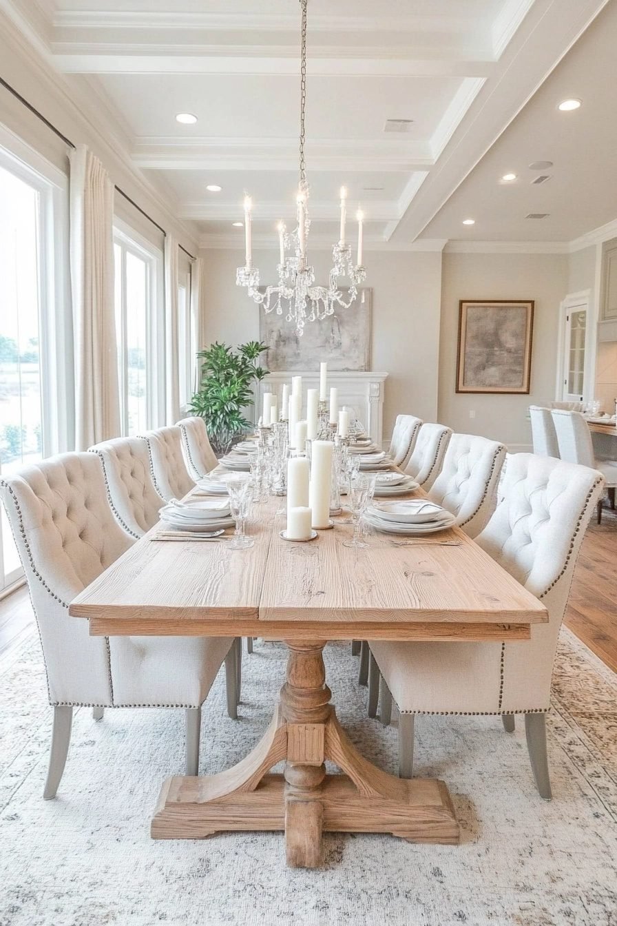 29 Shabby Chic Dining Room Ideas For A Cozy Gathering Space - Courtneys World