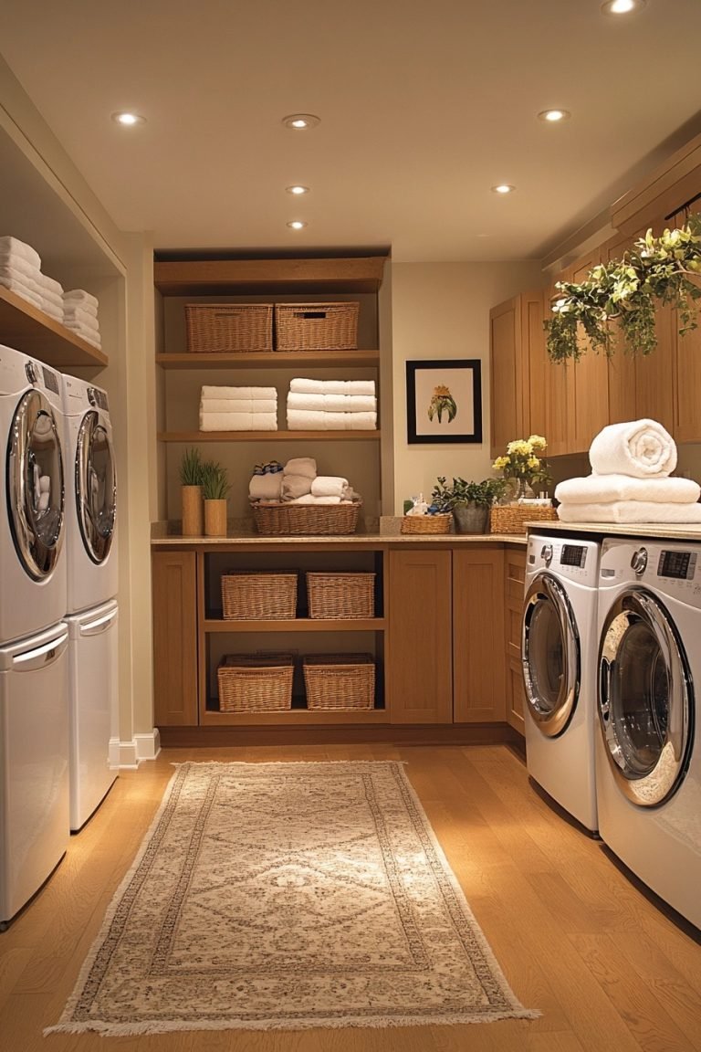 29 Basement Laundry Room Ideas For Ultimate Organization - Courtneys World