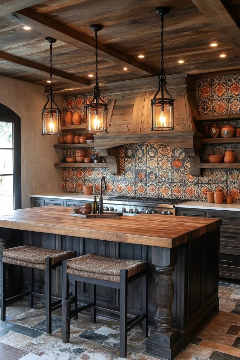 29 Rustic Kitchen Ideas For A Country Vibe - Courtneys World