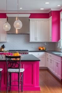 29 Pink Kitchen Ideas To Brighten Up Your Cooking Area - Courtneys World