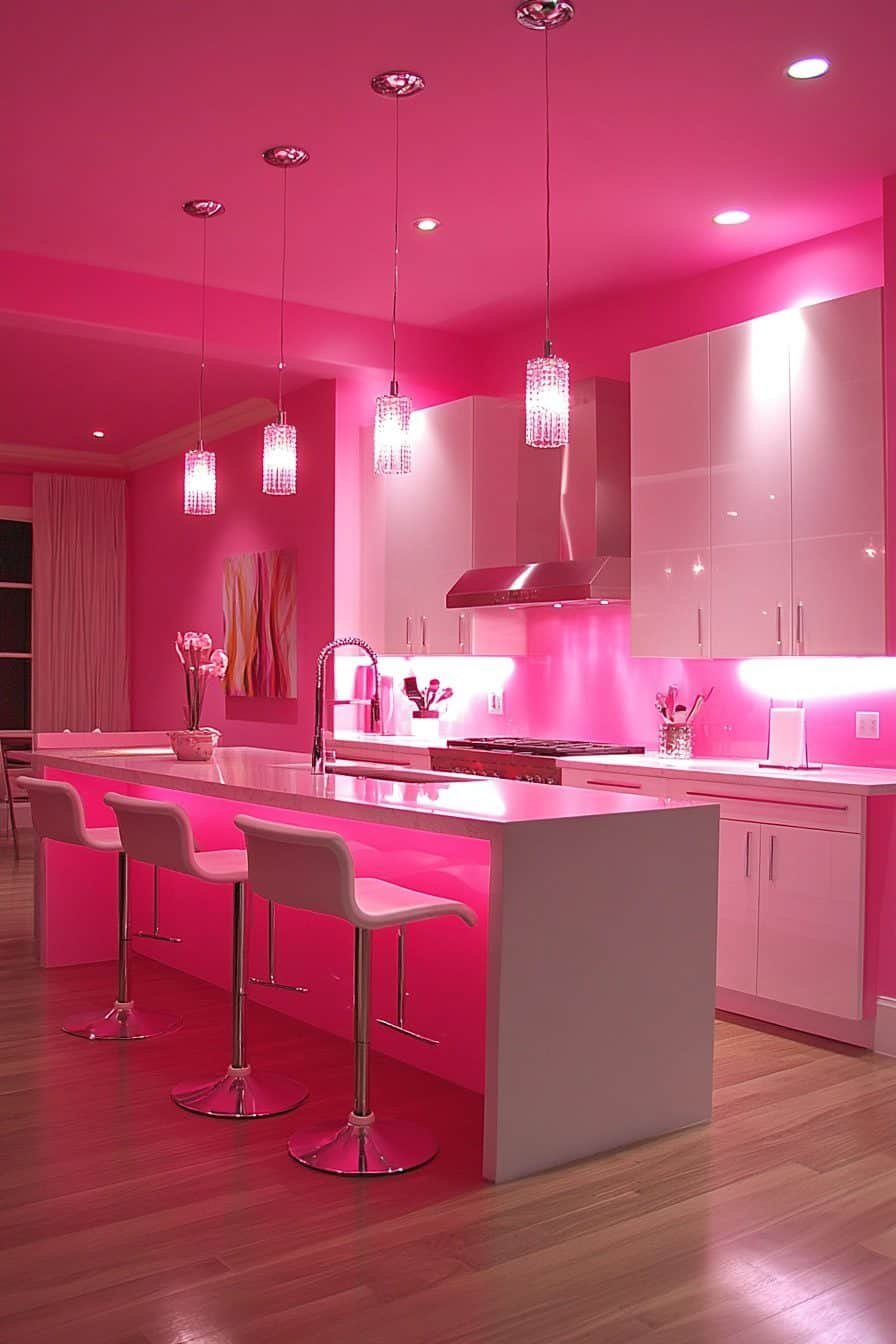 29 Pink Kitchen Ideas To Brighten Up Your Cooking Area - Courtneys World