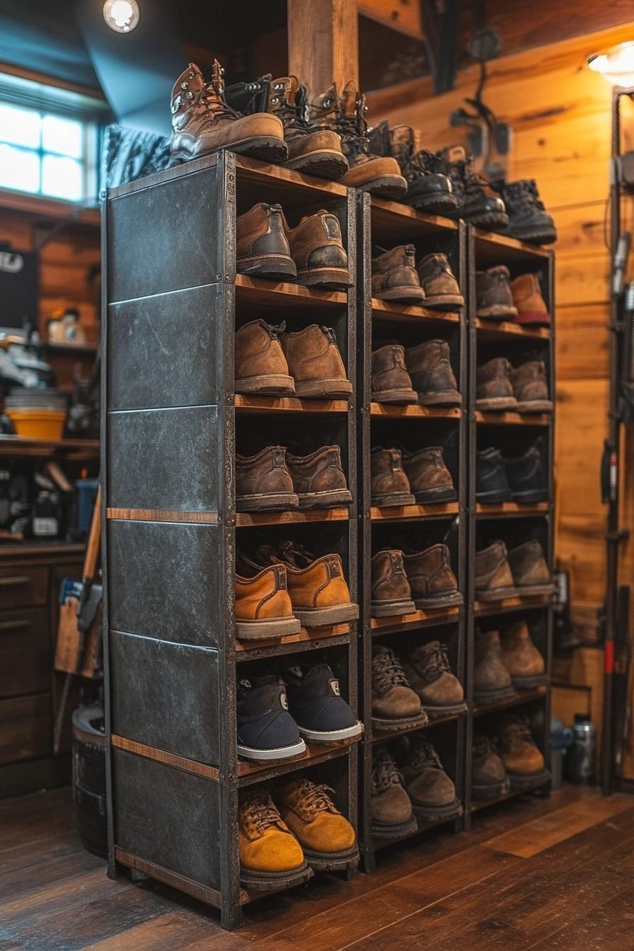 29 Shoe Storage Garage Ideas For A Clutter-Free Space - Courtneys World