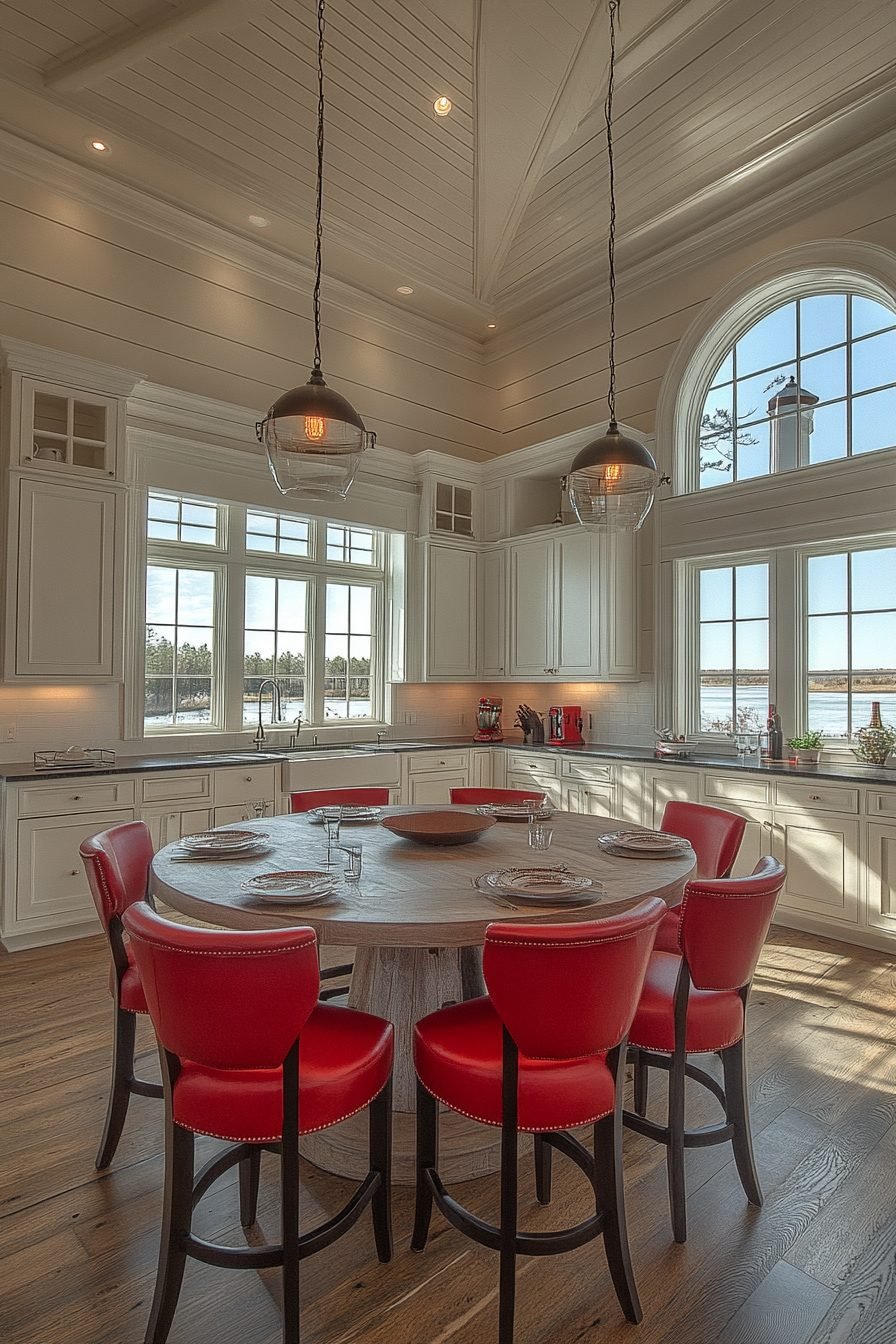 29 Coastal Farmhouse Kitchen Ideas For A Breezy Cooking Space ...