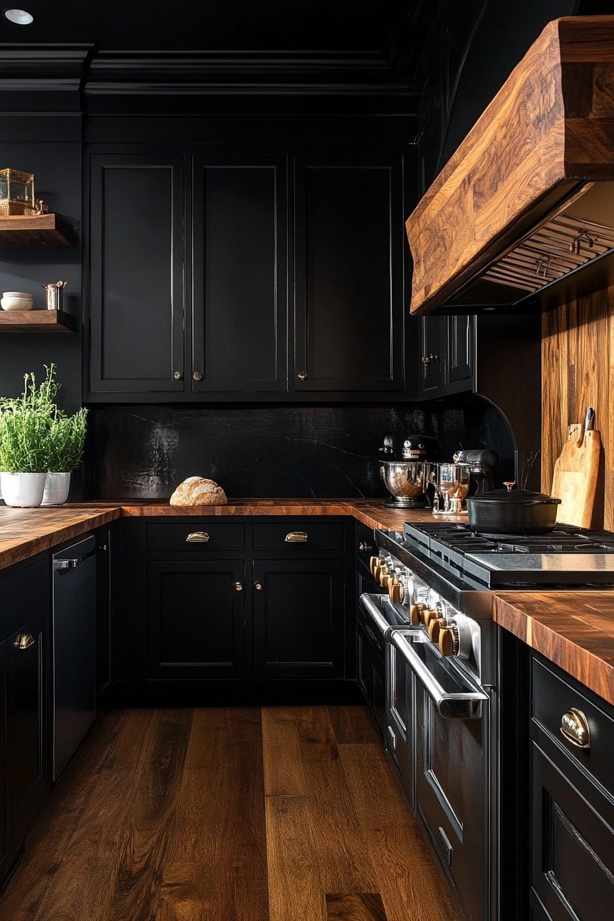 29 Black Modern Kitchen Ideas For A Bold And Sophisticated Look ...