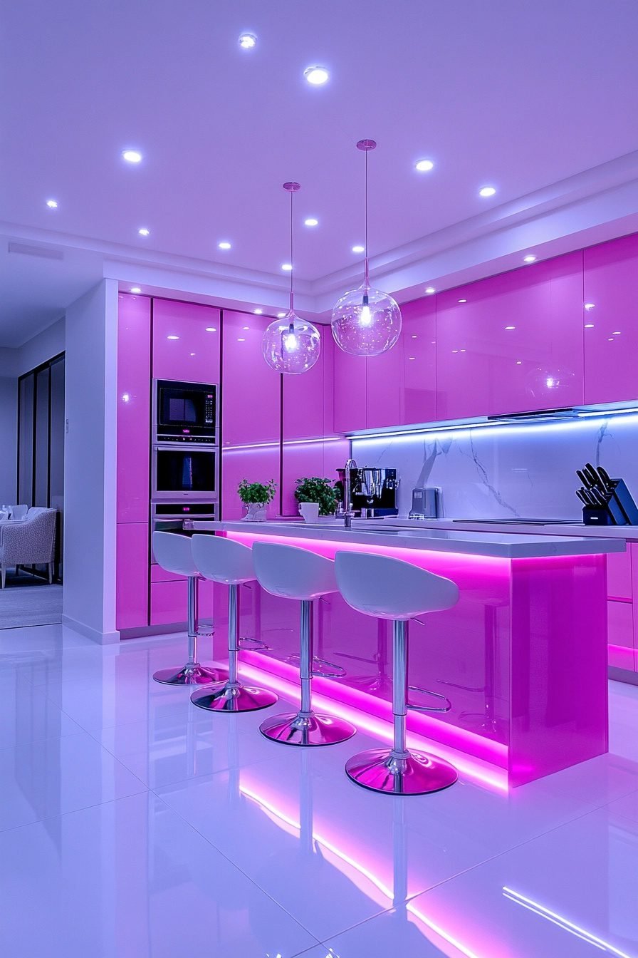 29 Pink Kitchen Ideas To Brighten Up Your Cooking Area - Courtneys World
