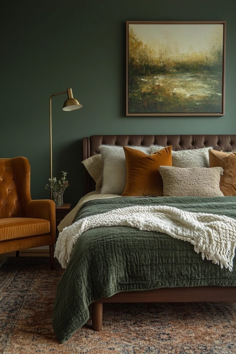 29 Cozy Bedroom Green Ideas For A Refreshing And Relaxing Space ...