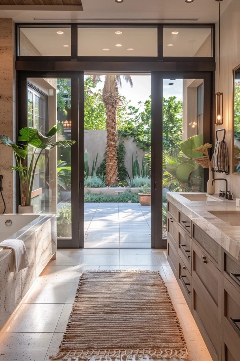 29 Mid Century Modern Bathroom Ideas You'll Love - Courtneys World