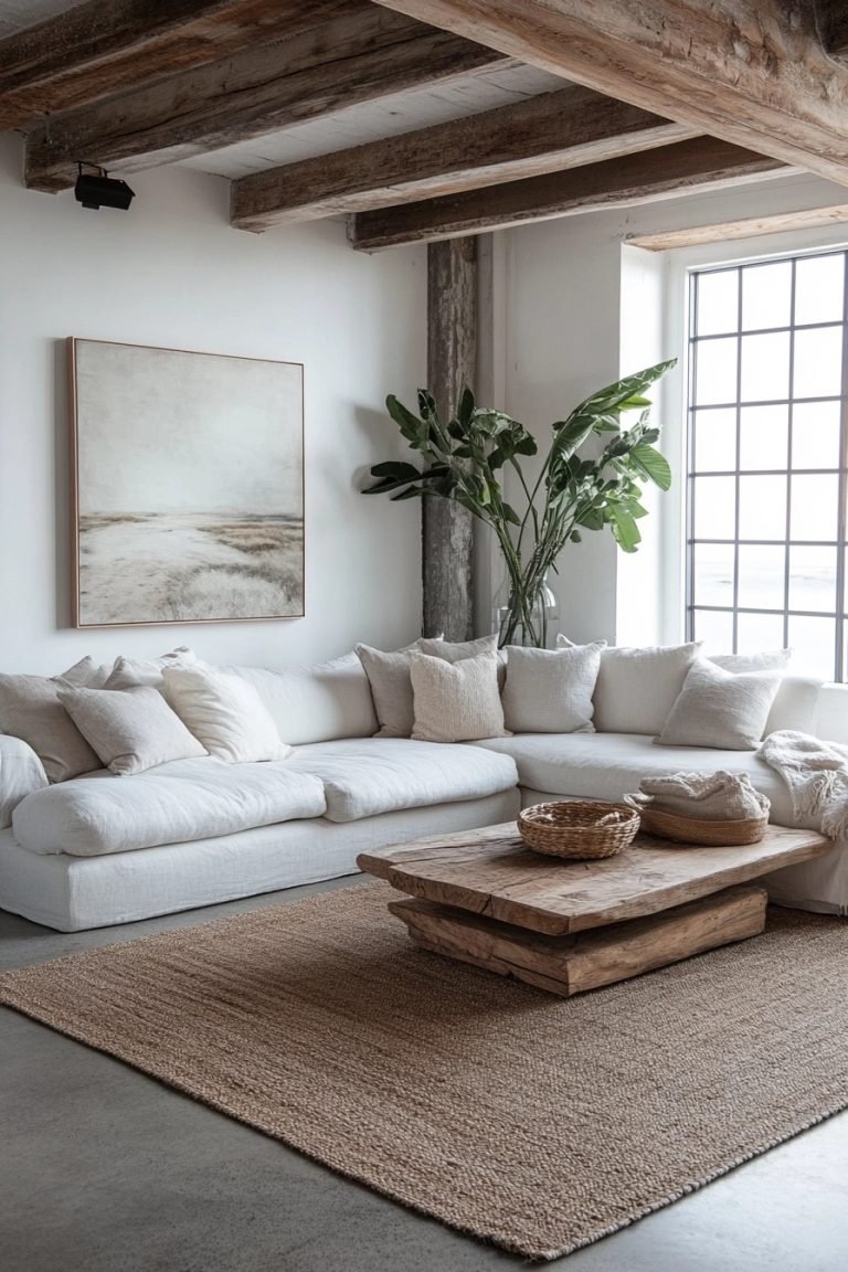 29 Industrial Farmhouse Living Room Ideas For A Unique Touch ...