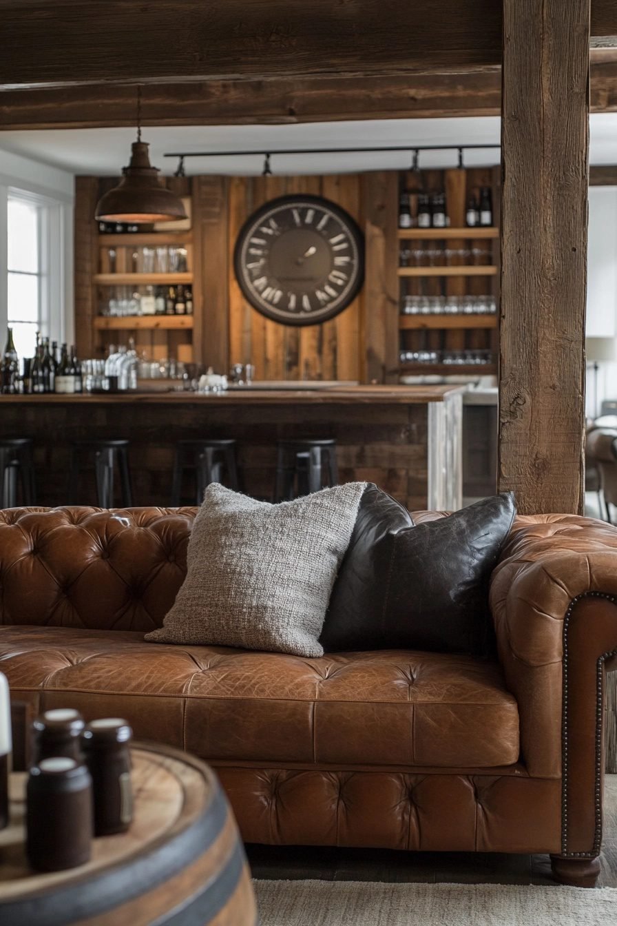 29 Industrial Farmhouse Living Room Ideas For A Unique Touch ...