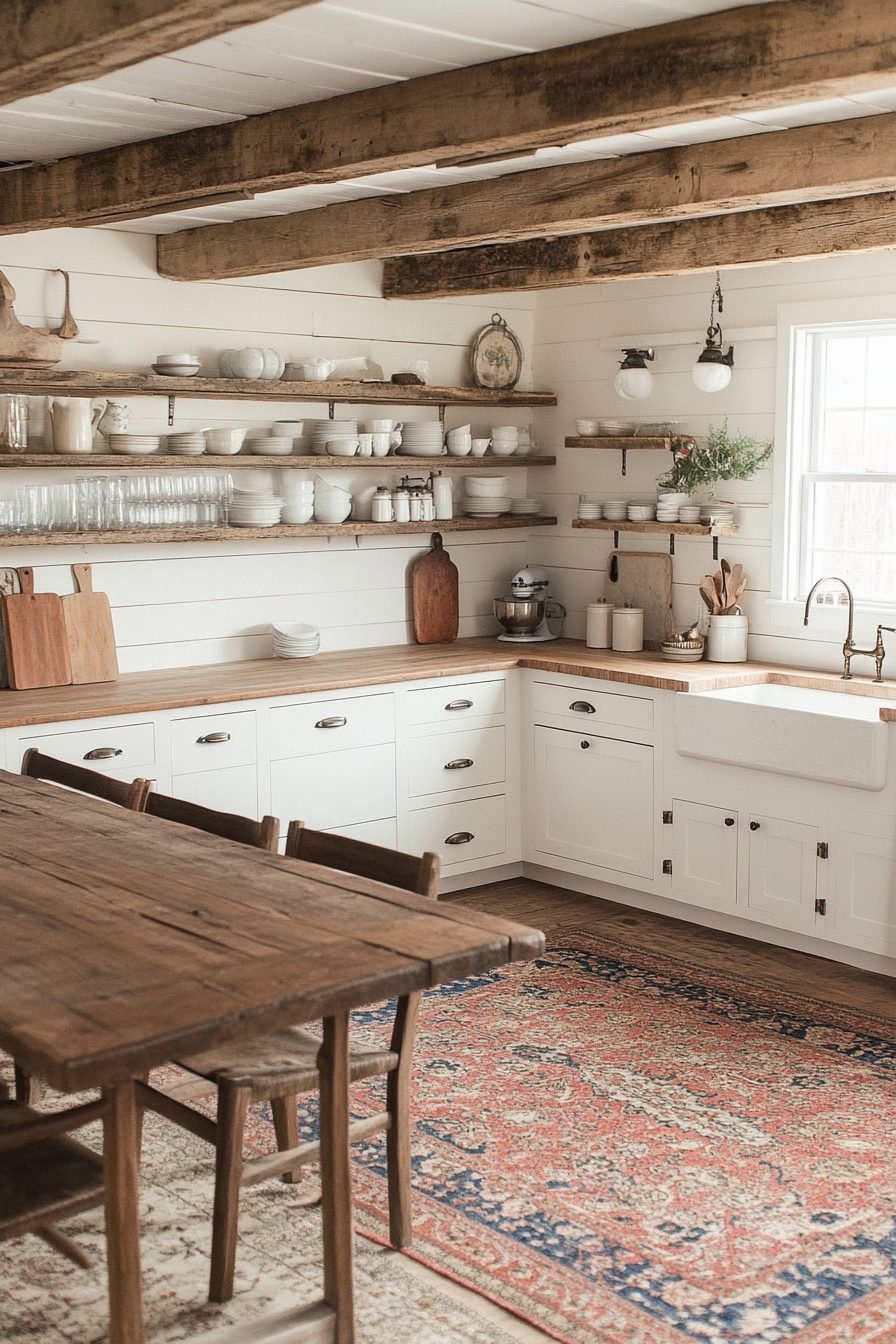 29 Rustic Kitchen Ideas For A Country Vibe - Courtneys World