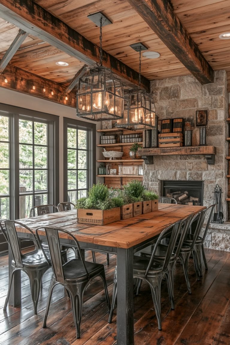 29 Industrial Farmhouse Decor Ideas To Blend Style And Function ...