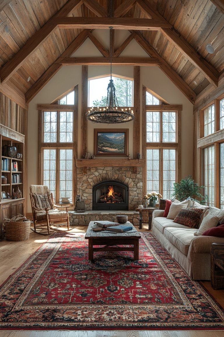 29 Rustic Living Room Ideas To Create A Welcoming Atmosphere ...