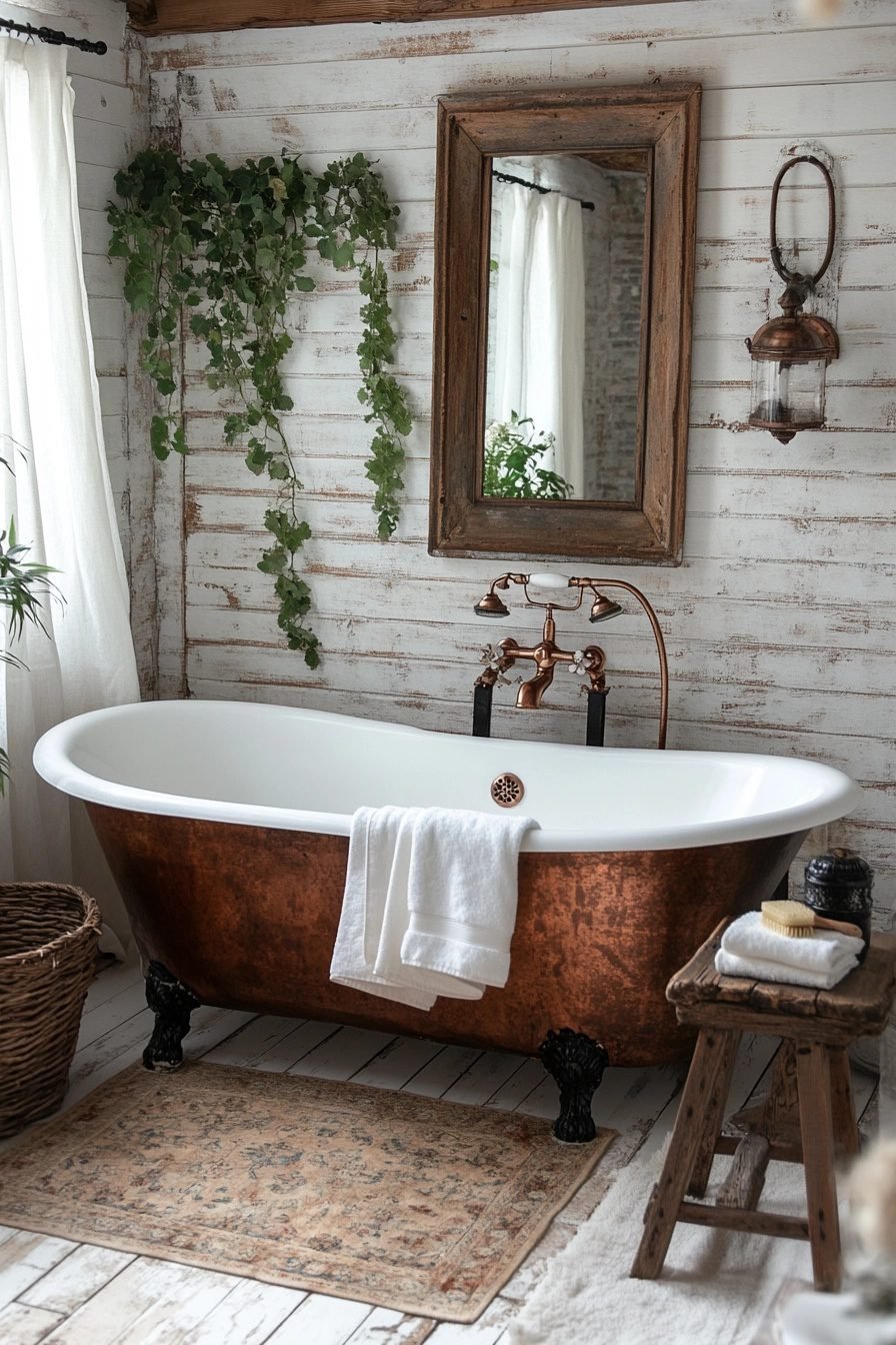 29 Shabby Chic Bathroom Ideas For Elegant Comfort - Courtneys World
